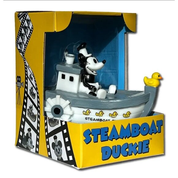 Other | Vintage Disney Steamboat Willie Mickey Mouse Steamboat Duckie ...